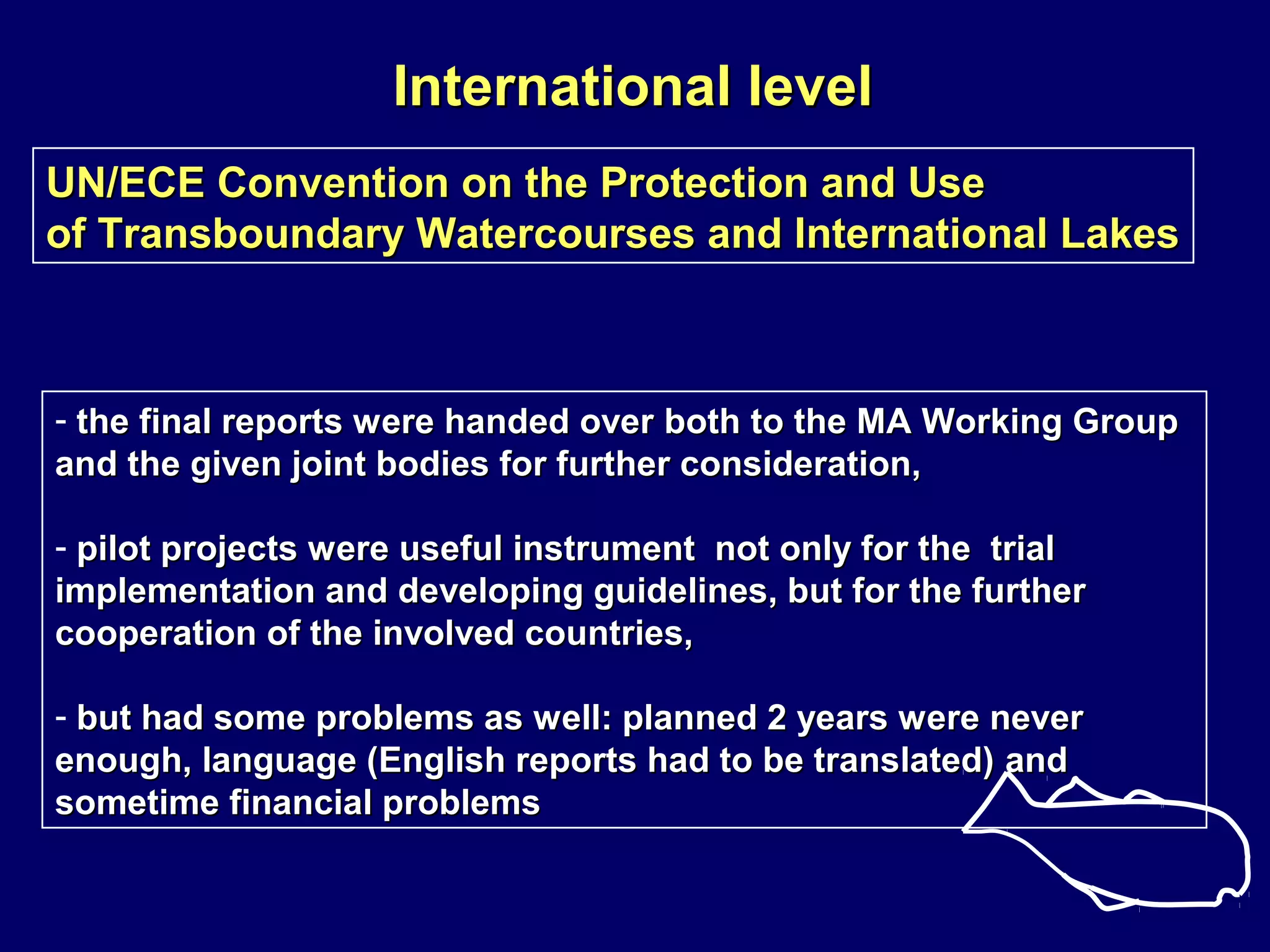Joint Monitoring and Assessment in transboundary basins: obligations ...