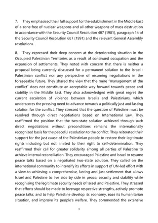 BRICS Joint Statement BRICS MENA 26 April 2023 | PDF