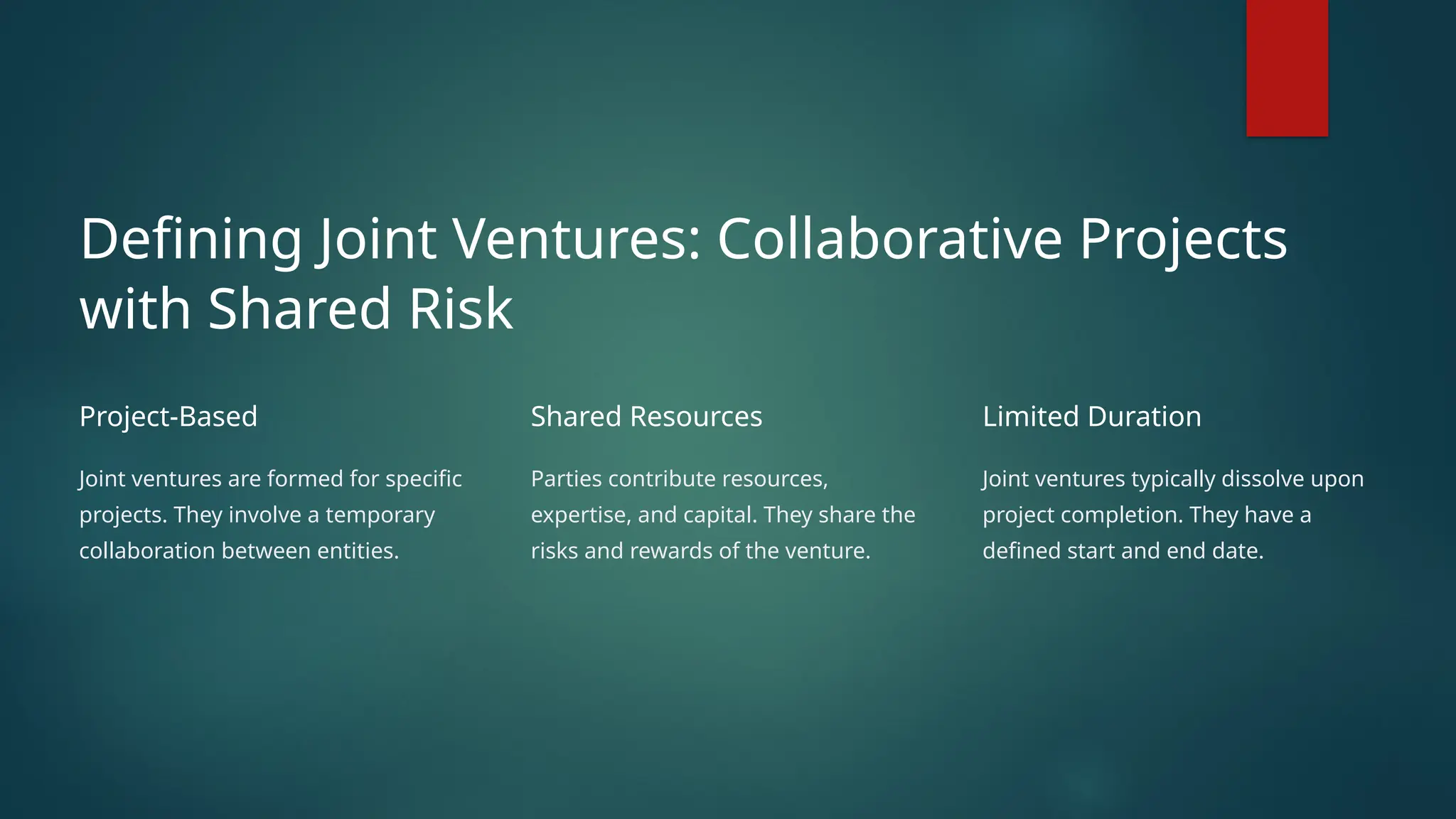 Joint-Venture-Vs-Partnership.pptx - WCM. | PPTX