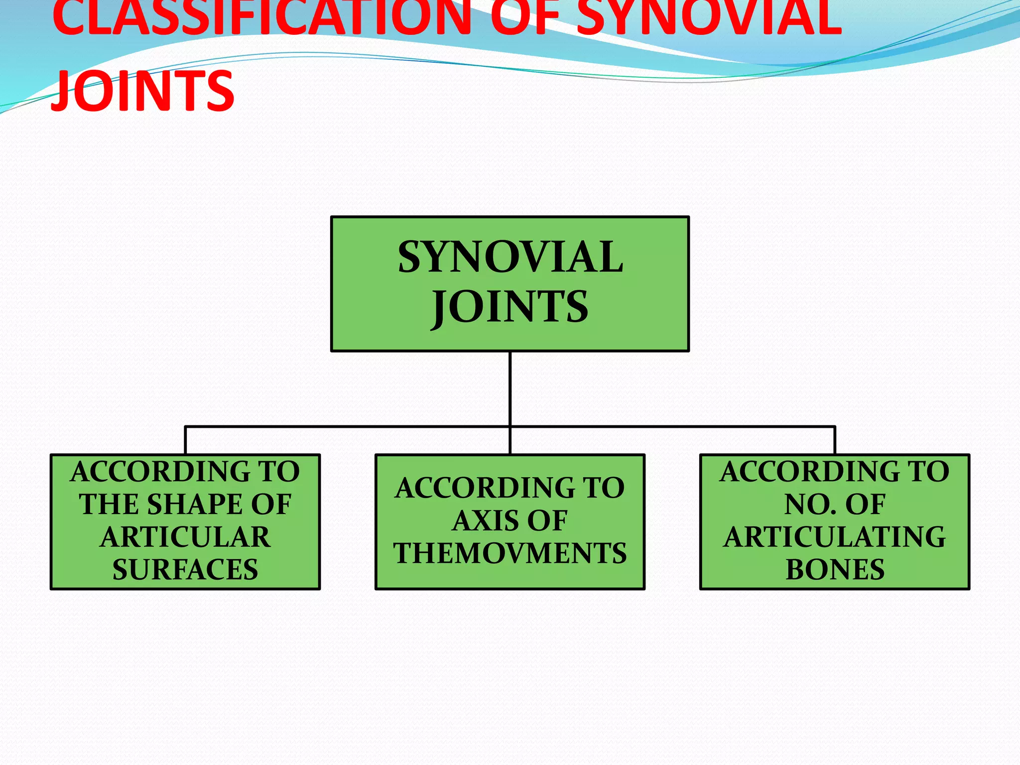 Joints anatomy and physiology | PPTX | Death, Injury, or Military ...