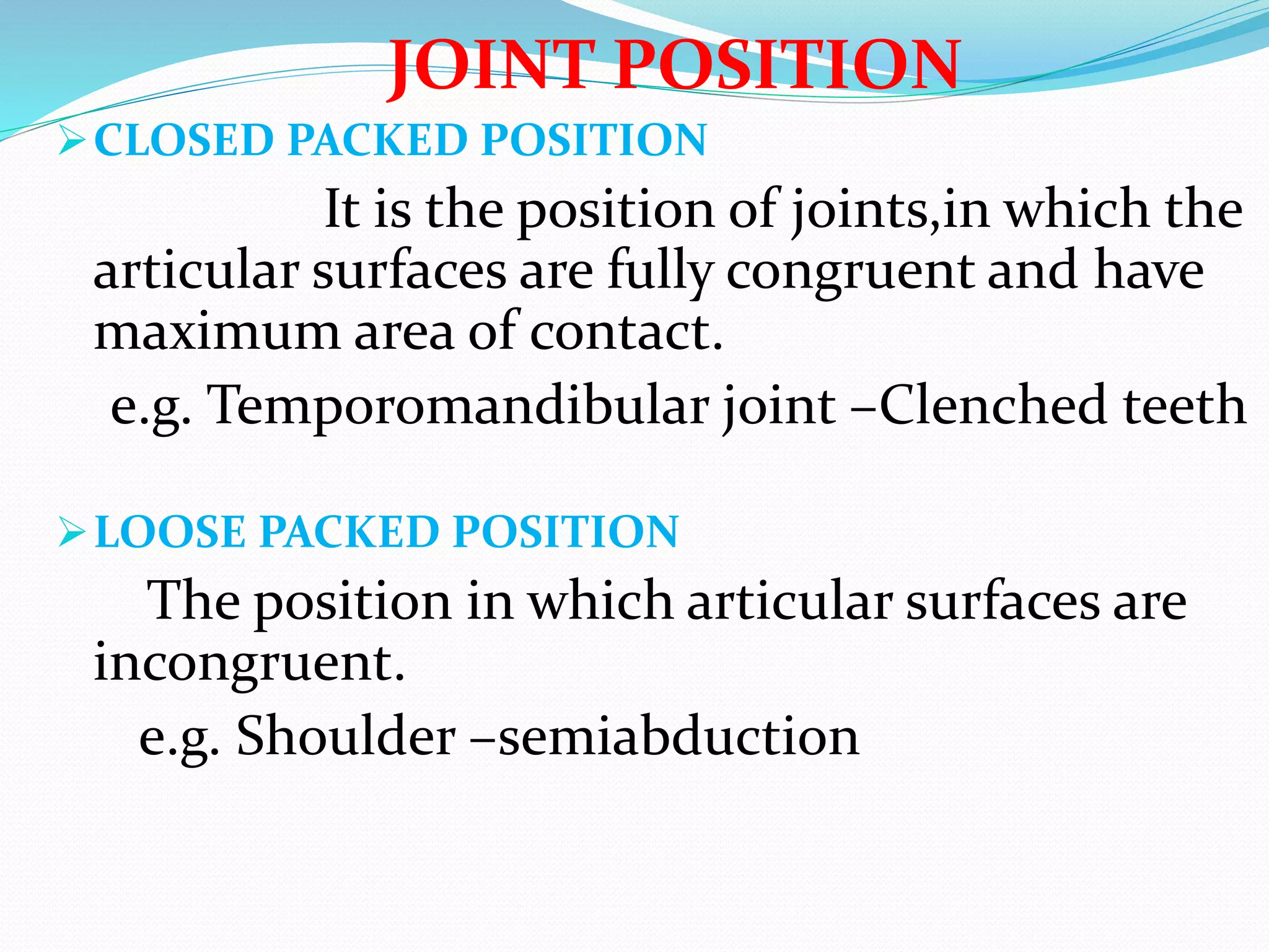 Joints anatomy and physiology | PPTX | Death, Injury, or Military ...