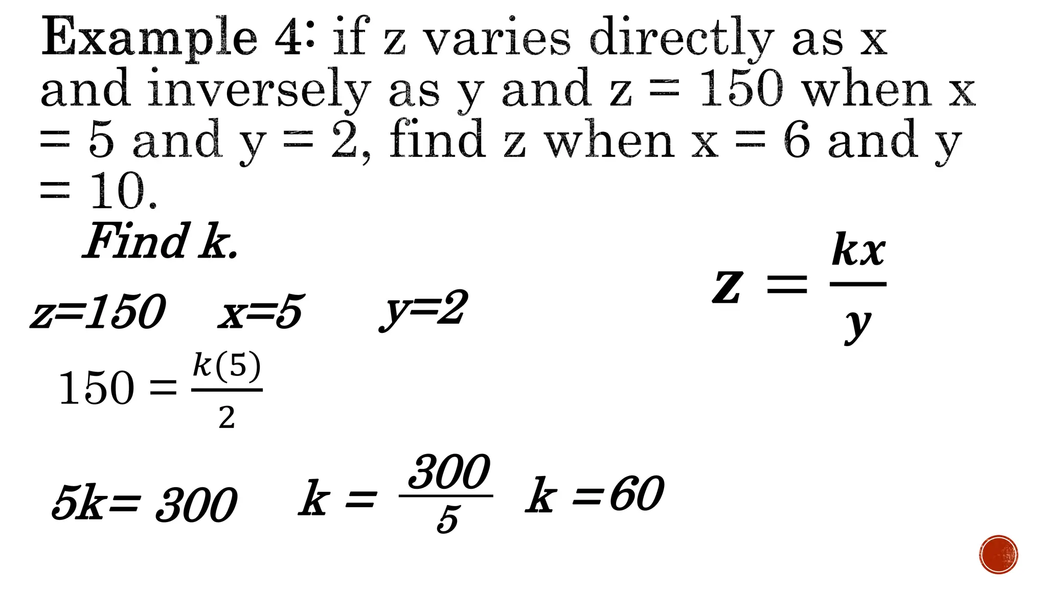 Joint And Combined Variation Grade 9 Pptx