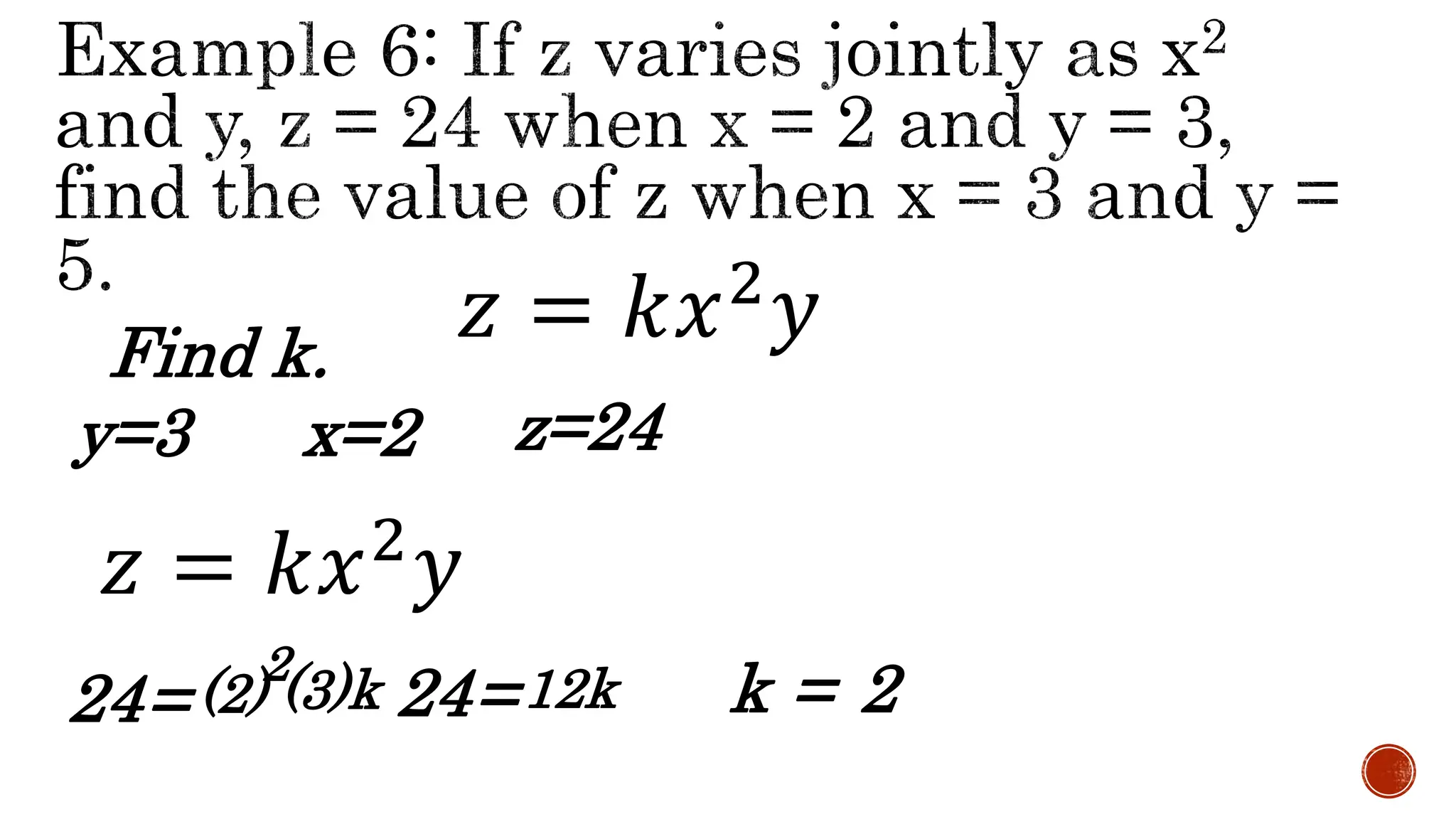 Joint And Combined Variation Grade 9 Pptx