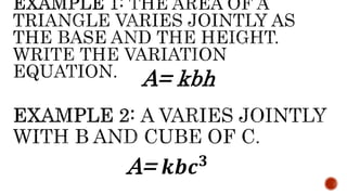 Joint and Combined variation grade 9.pptx