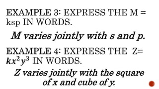 Joint and Combined variation grade 9.pptx
