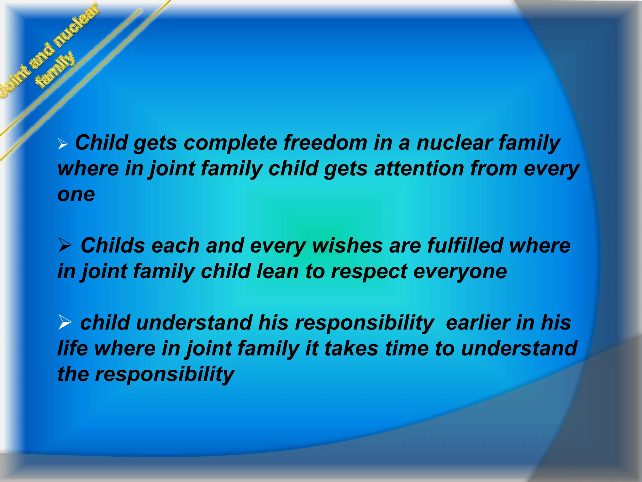 Joint and nuclear family | PPTX