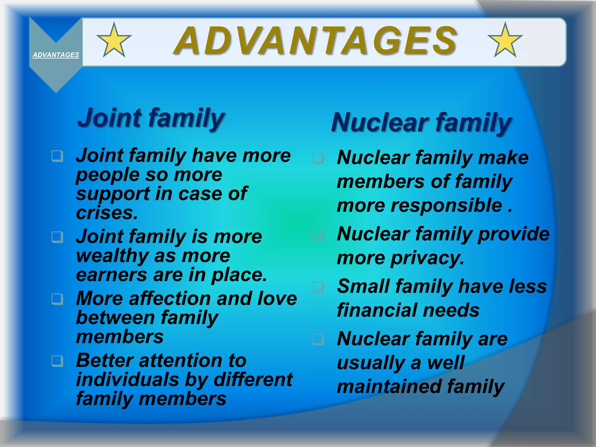 Joint and nuclear family | PPTX