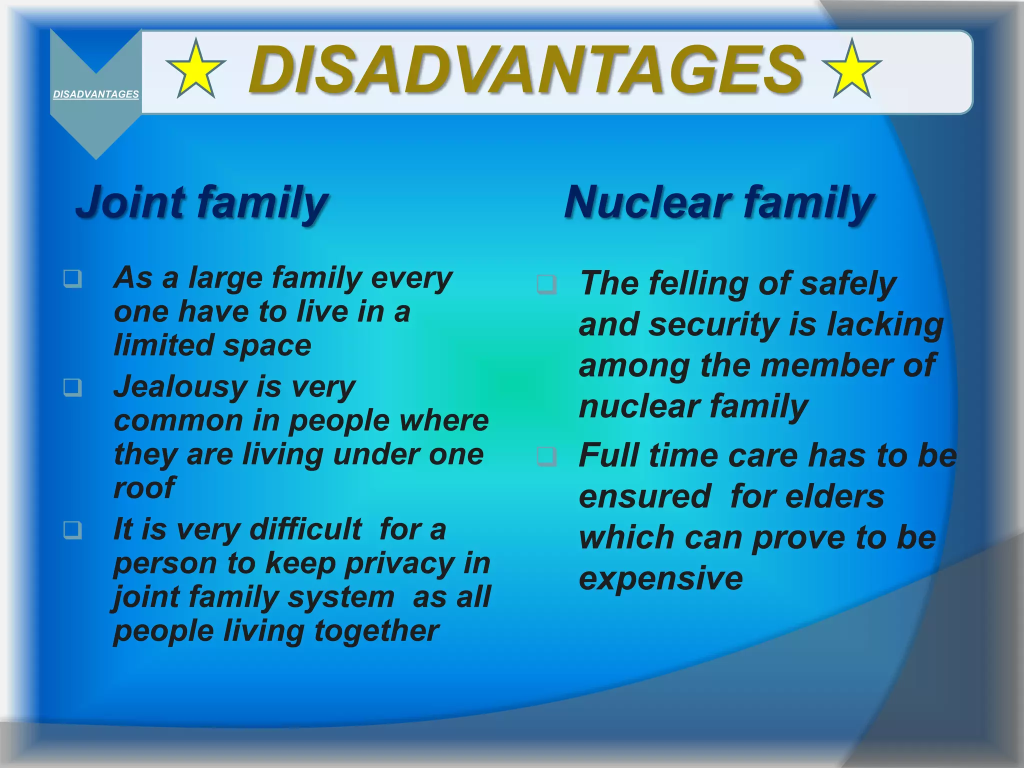 Joint and nuclear family | PPTX