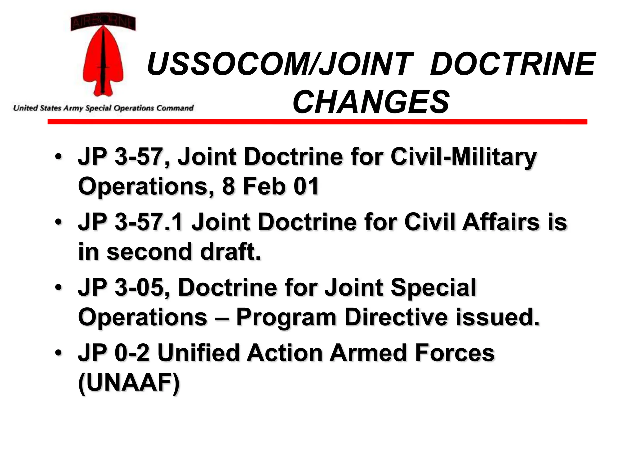 Joint and SOF Doctrine.ppt