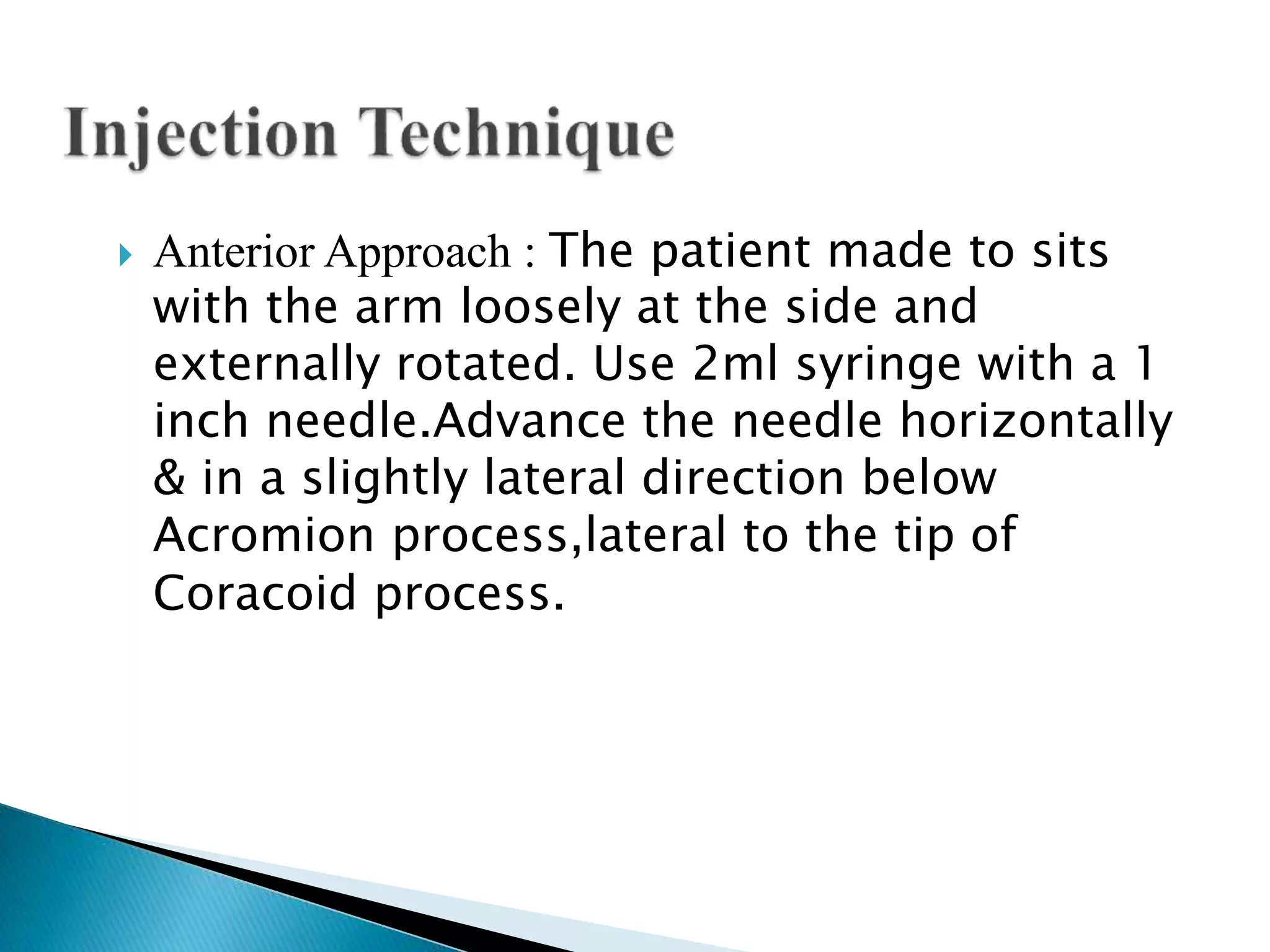 Joint and soft tissue injections | PPTX