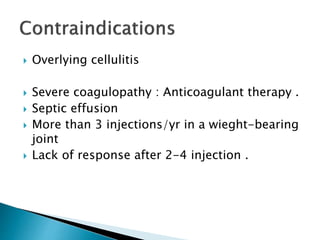 Joint and soft tissue injections | PPTX