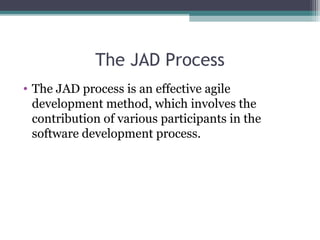 Joint application development(jad) 97version | PPT