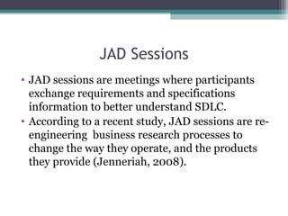 Joint application development(jad) 97version | PPT