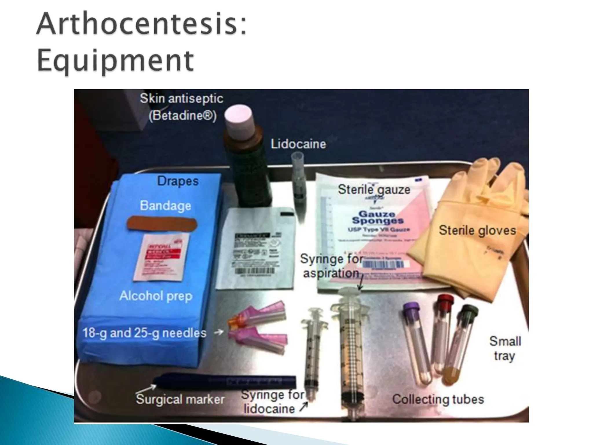 Joint Aspiration and Injection Techniques Powerpoint | PPTX
