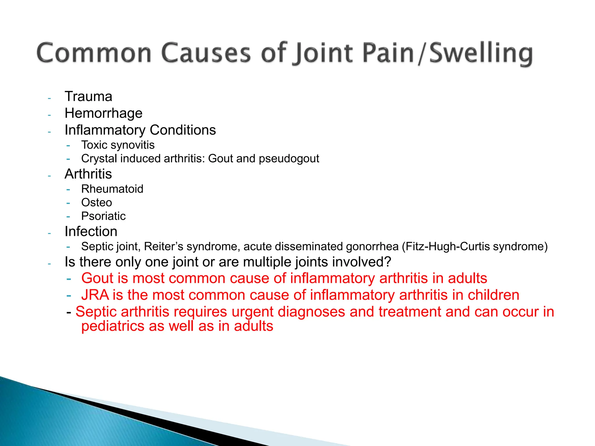 Joint Aspiration and Injection Techniques Powerpoint | PPTX
