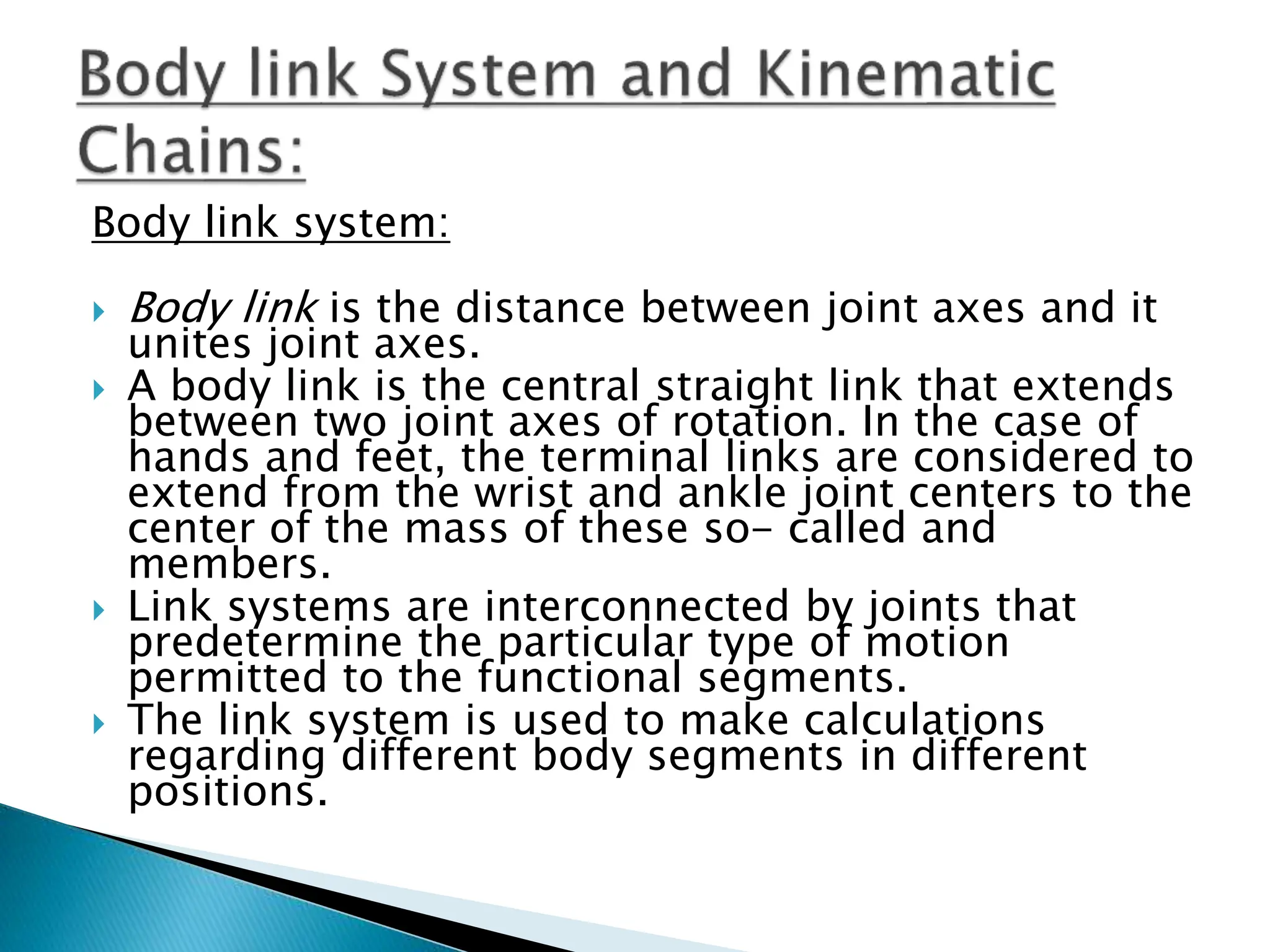 Mechanism of joint biomechanics for B.P.Th. students | PPT