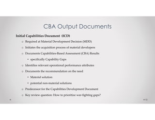 Joint Capabilities Integration and Development System | PDF