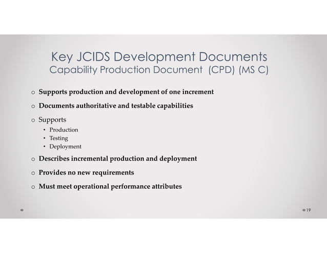 Joint Capabilities Integration and Development System | PDF