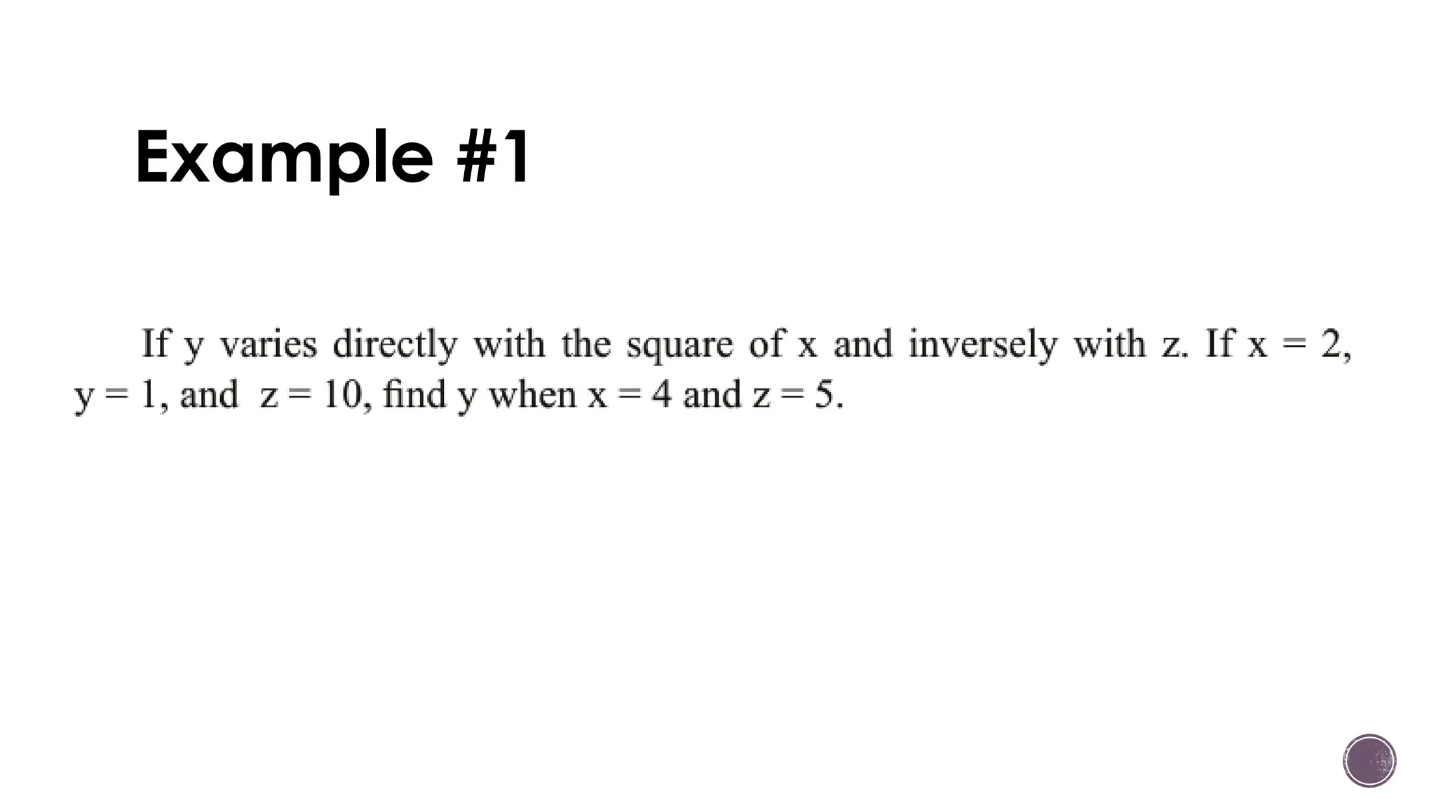POWERPOINT IN JOINT & COMBINED VARIATIONS pptx | PPTX