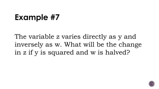 POWERPOINT IN JOINT & COMBINED VARIATIONS pptx | PPTX | Physics | Science