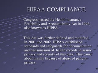 Joint Commission Inservice Hipaa | PPT