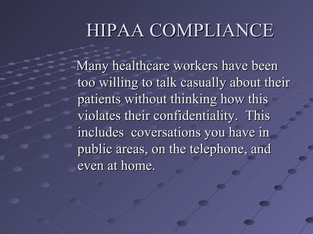 Joint Commission Inservice Hipaa | PPT