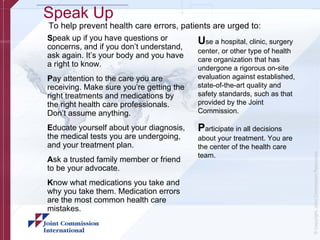 Joint Commission Checklists Clinics