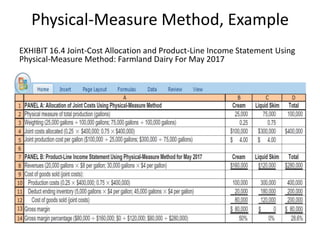 joint cost.pptx COST ACCOUNTING Sixteenth Edition Cost Allocation ...