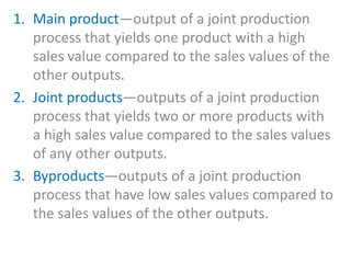 joint cost.pptx COST ACCOUNTING Sixteenth Edition Cost Allocation ...