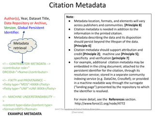 Joint data citation principles slide set v2 | PPTX