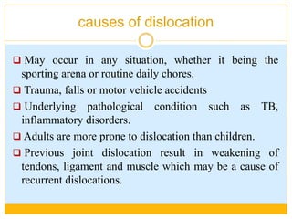 Joint dislocation | PPTX