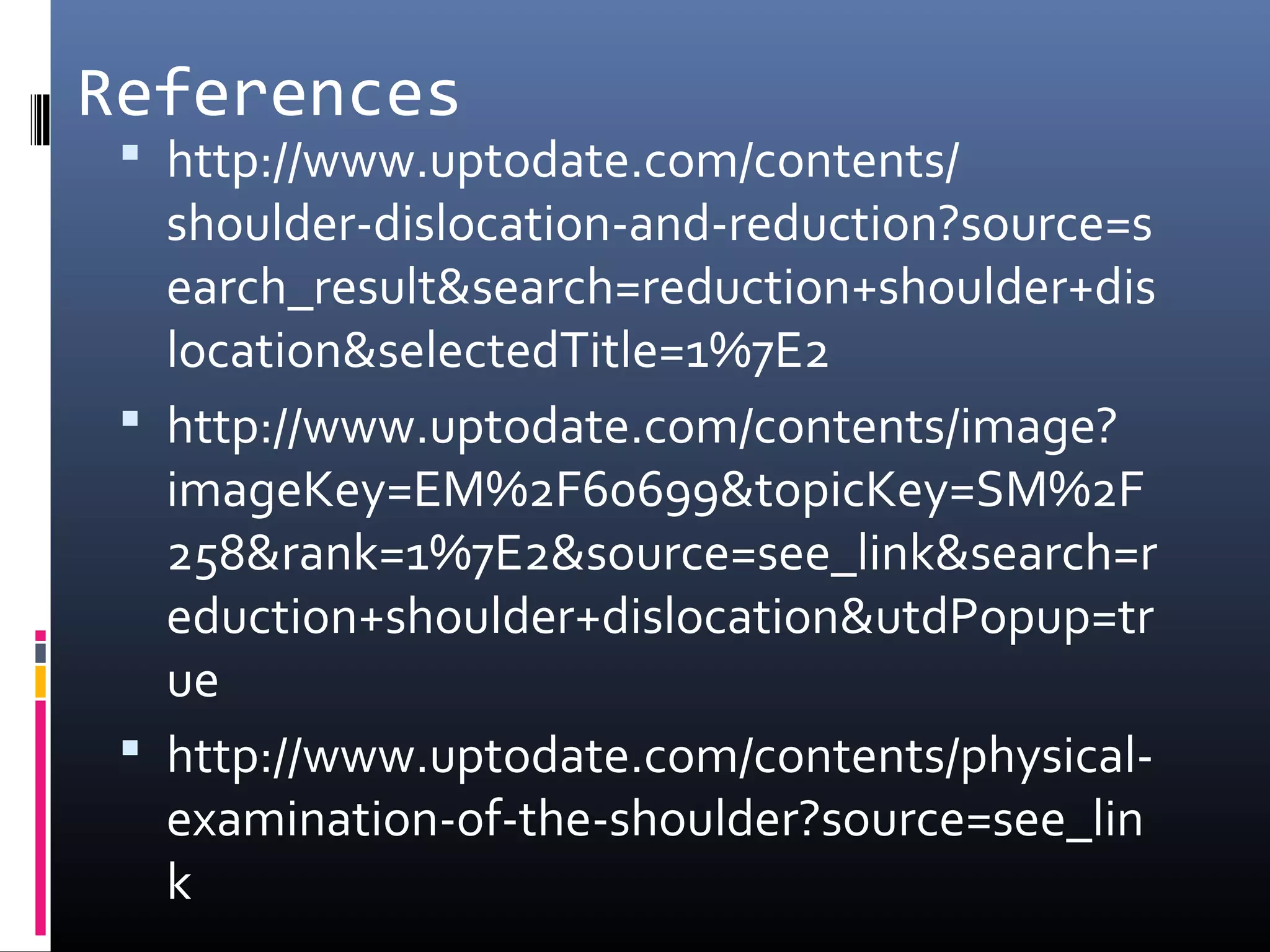 Joint dislocations for medical student | PPT