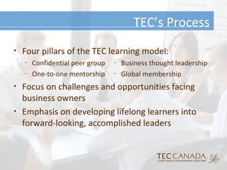 TEC Canada - Join the Community | PPT
