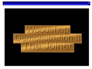Jointer | PPT