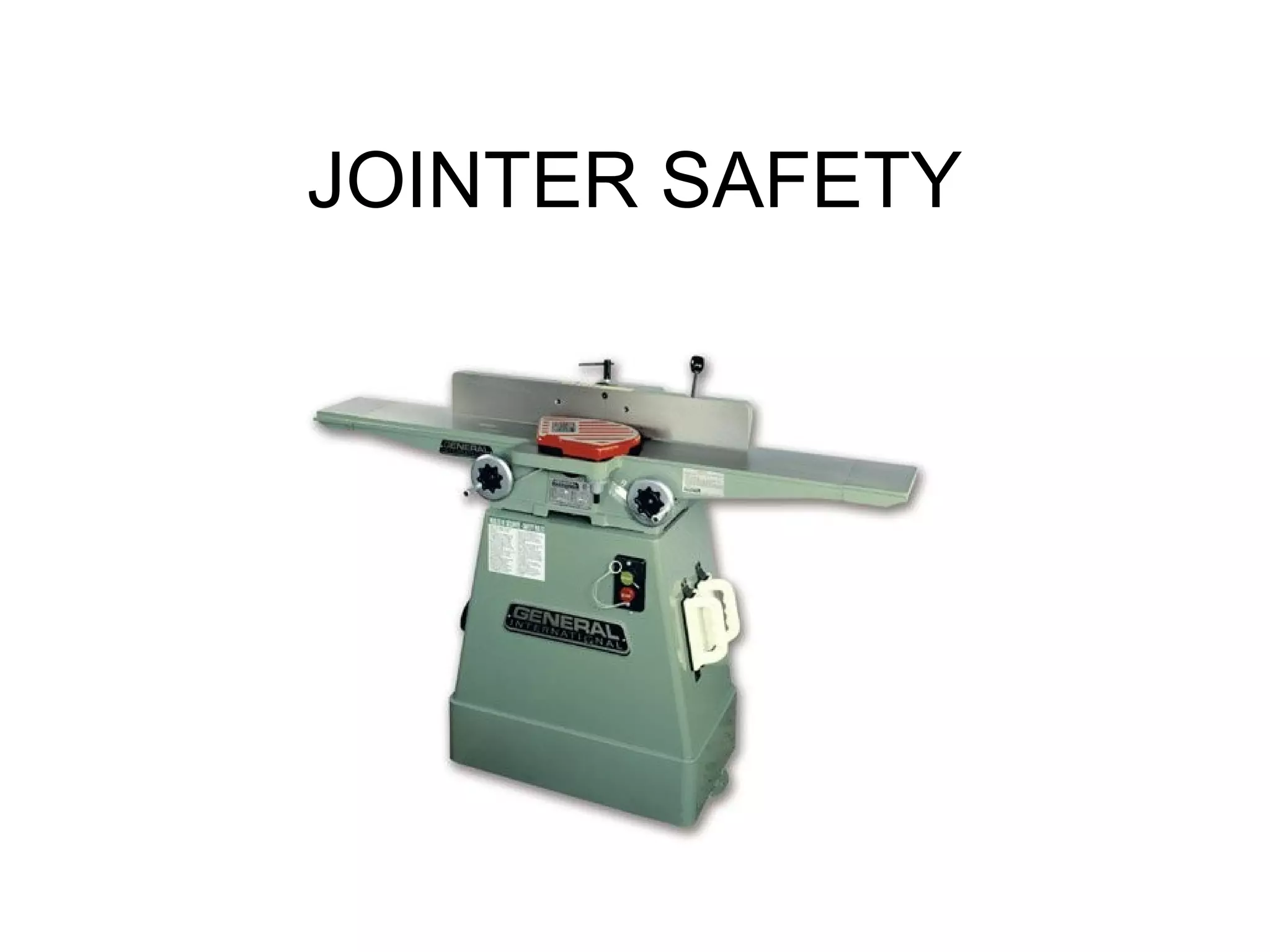 Jointer safety | PPT