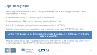 ICT Risk Management and ICT third party risk Objectives | PPT