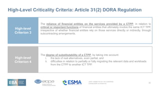ICT Risk Management and ICT third party risk Objectives | PPT