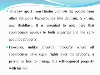 Joint Family and Coparcenary | PDF