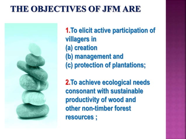 Joint forest management | PPTX | Agriculture | Industries