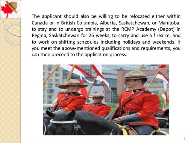 Join the rcmp application process, qualification, and requirements