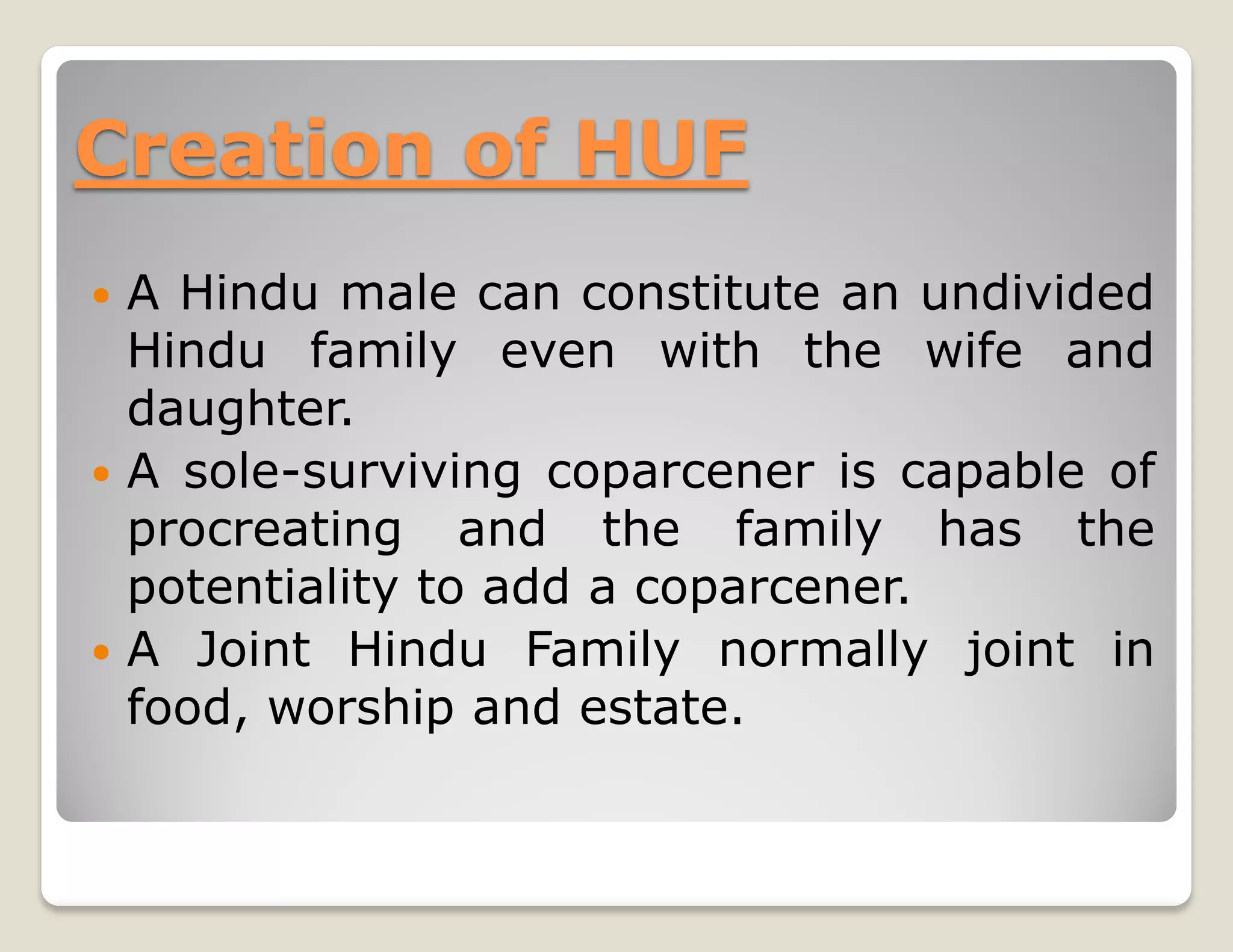 Joint hindu family | PDF