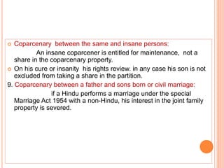 Joint hindu family | PPTX