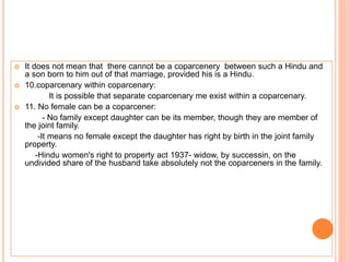 Joint hindu family | PPTX