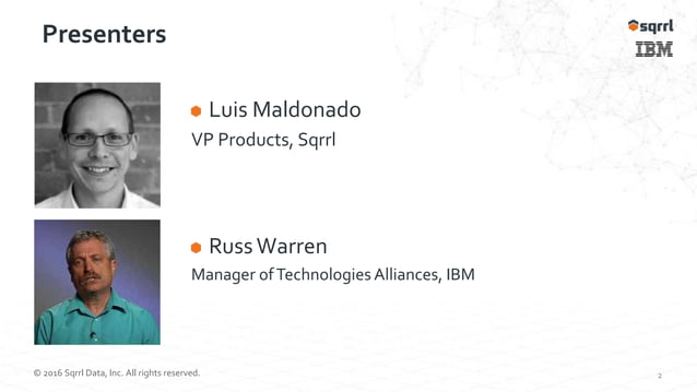 Sqrrl and IBM: Threat Hunting for QRadar Users | PPTX