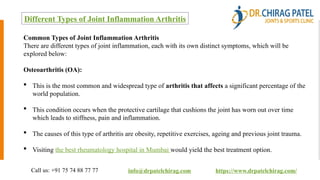 Joint Inflammation Arthritis Types and Treatment.pptx