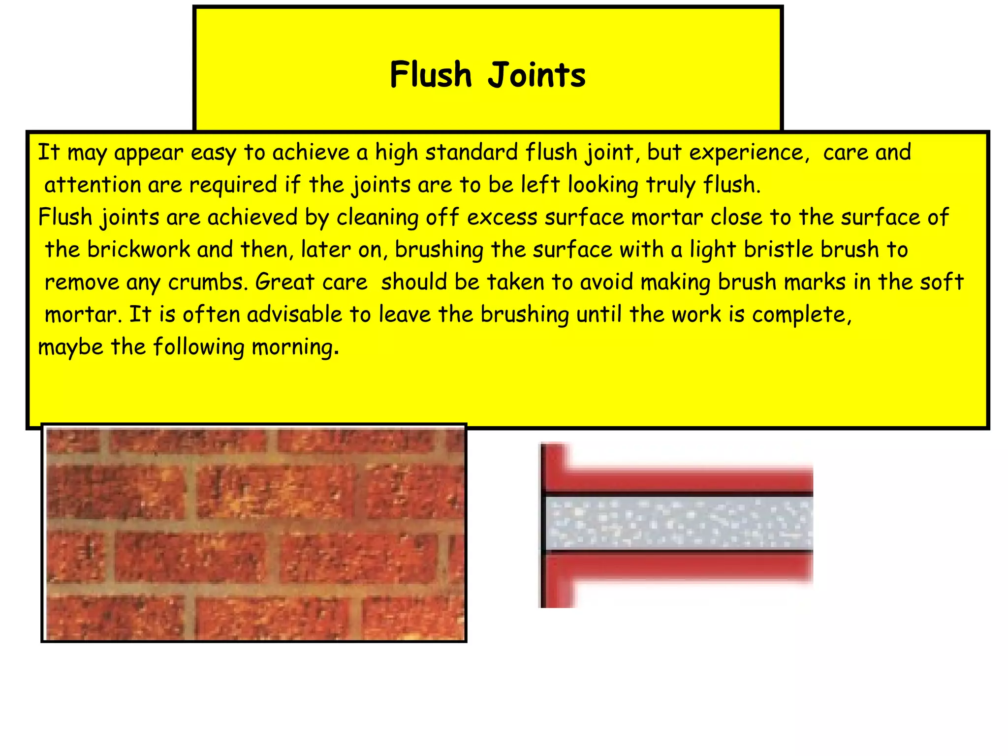 Jointing & Pointing Brick & Blockwork | PPT