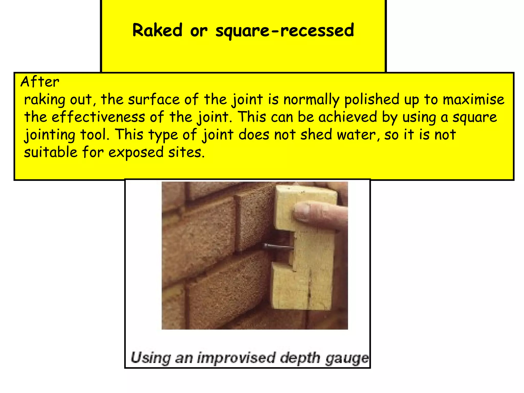 Jointing & Pointing Brick & Blockwork | PPT