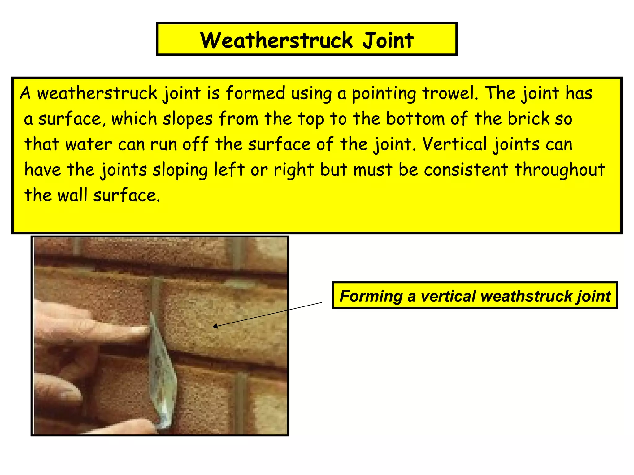 Jointing & Pointing Brick & Blockwork | PPT