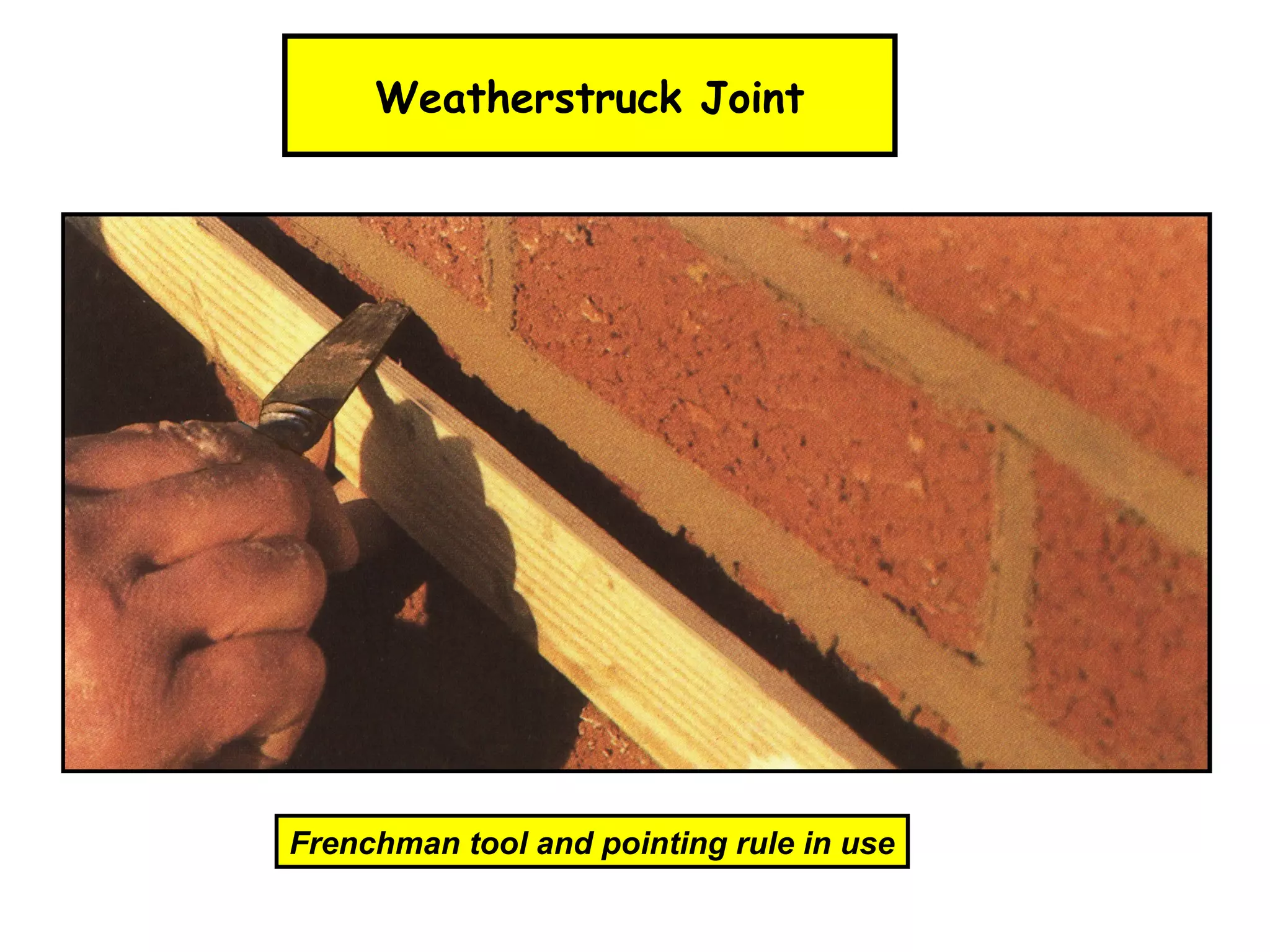 Jointing & Pointing Brick & Blockwork | PPT