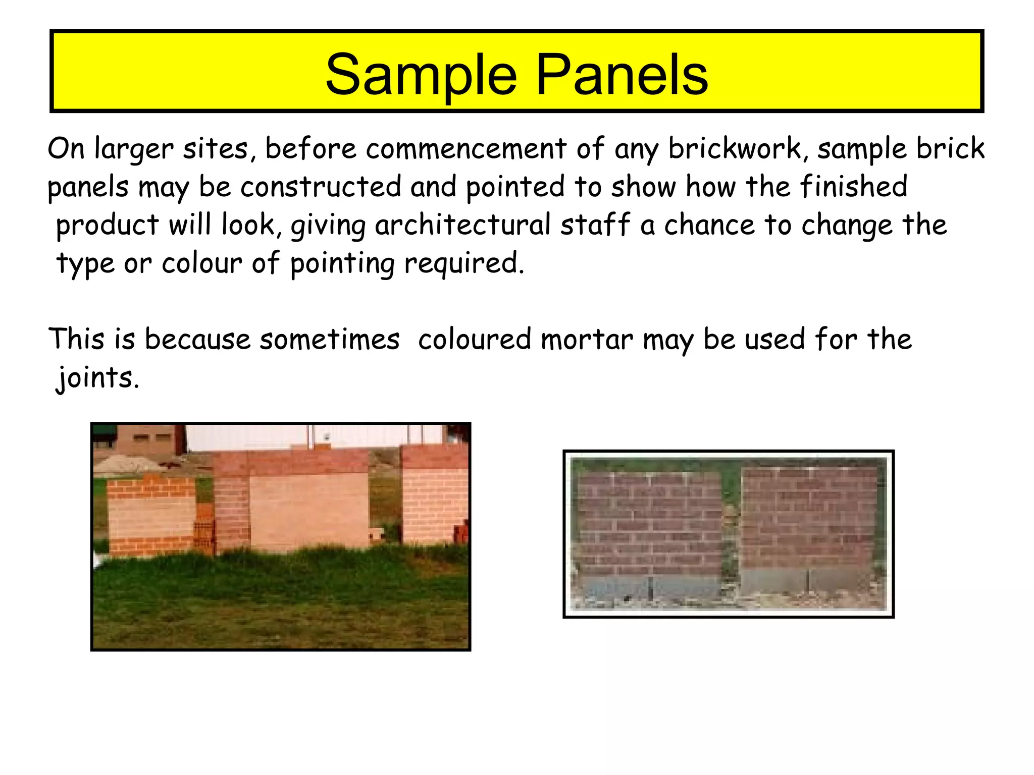 Jointing & Pointing Brick & Blockwork | PPT
